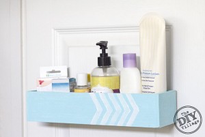 DIY Bathroom Organizer - The DIY Village
